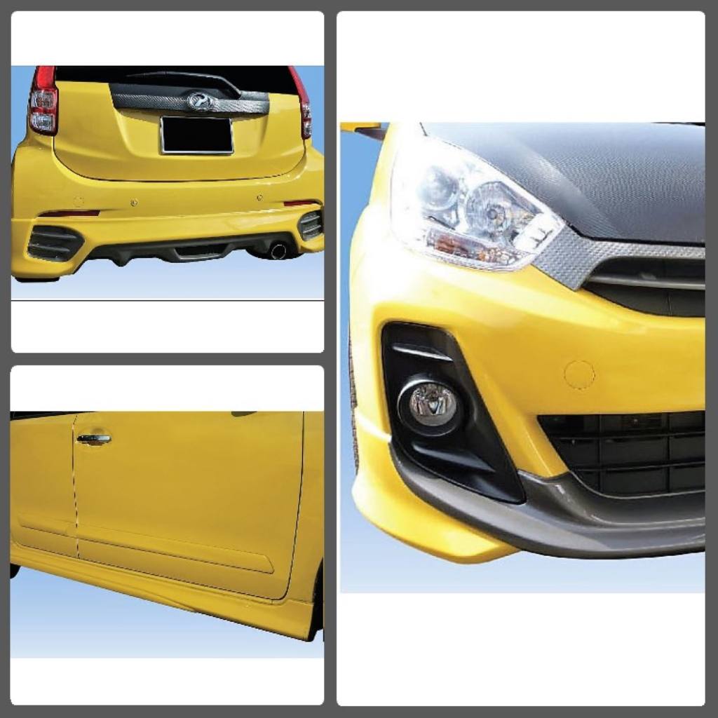 Perodua Myvi 2nd Generation Lagi Power Lagi Best Extreme Skirting Body ...