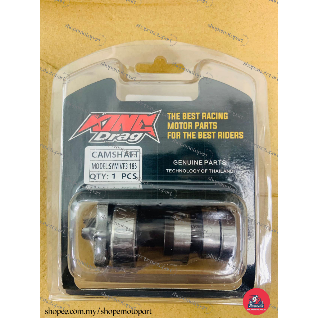 KINGDRAG RACING CAMSHAFT CAM SHAFT 6.5MM VF3i SYM VF3 185 KING DRAG ...