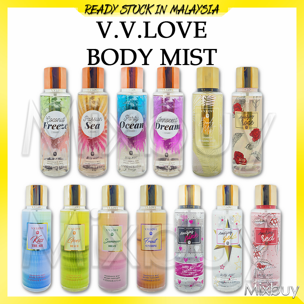V.V.Love Luxury Fragrance Body Mist 250ml | Shopee Malaysia
