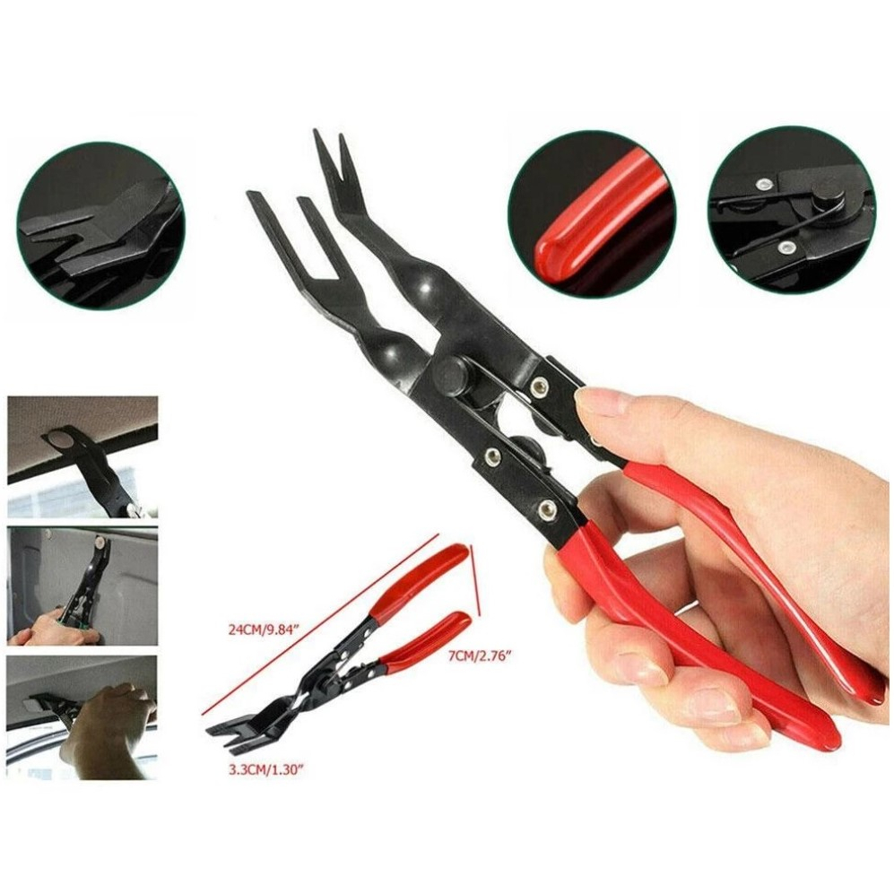Penanggal Klip Panel Car Fastener Bumper Pliers Clip Tool Car Headlight Repair Panel Clip ...