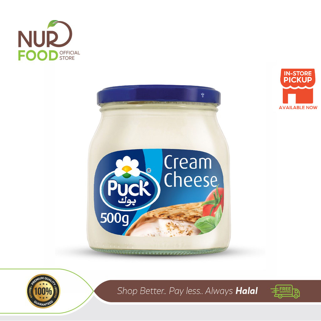 Puck Original Cream Cheese Spread (500g) (Keju BerKrim Asli Puck (500g ...