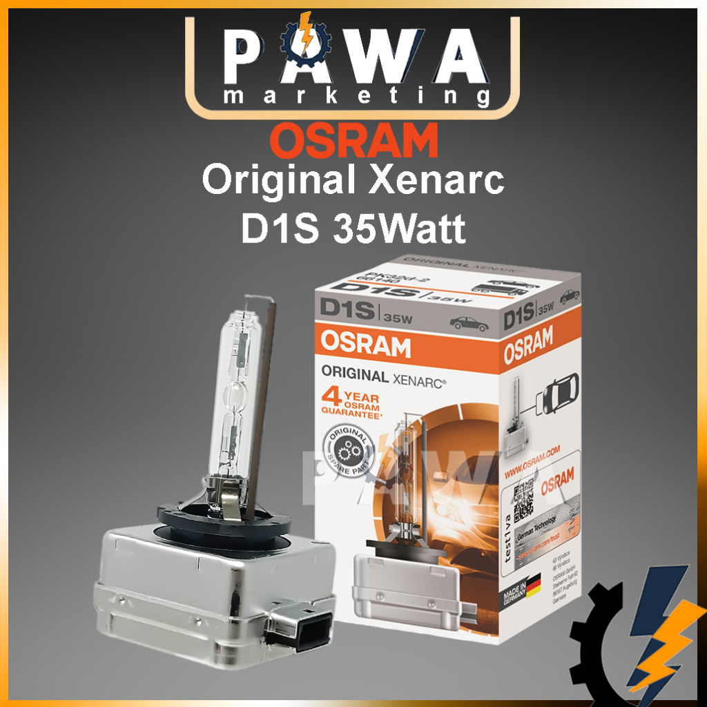 Osram Hid Original Xenarc 35W 66140 D1 D2 D3 D4 4300K Made In Germany ...