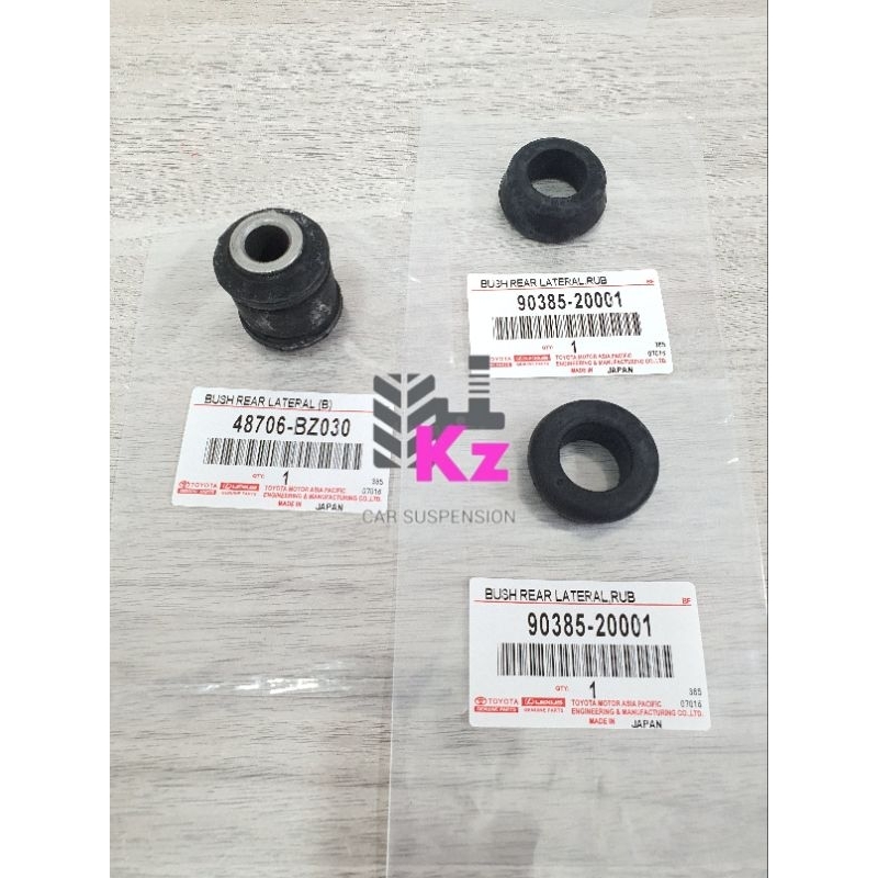 TOYOTA RUSH F700 - 11 IN 1 SET - REAR LOWER ARM BUSH/UPPER ARM BUSH ...