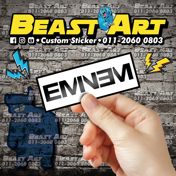 A24 EMINEM/ STICKER BEAST ART | Shopee Malaysia
