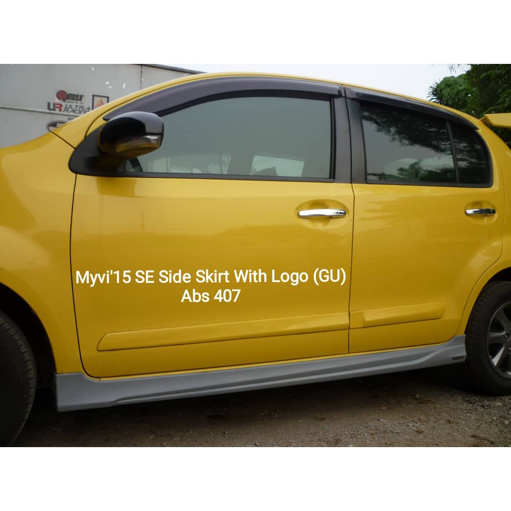 Perodua Myvi SE 2nd Generation 2015 Gear Up Skirting Body Kit ABS Ready ...