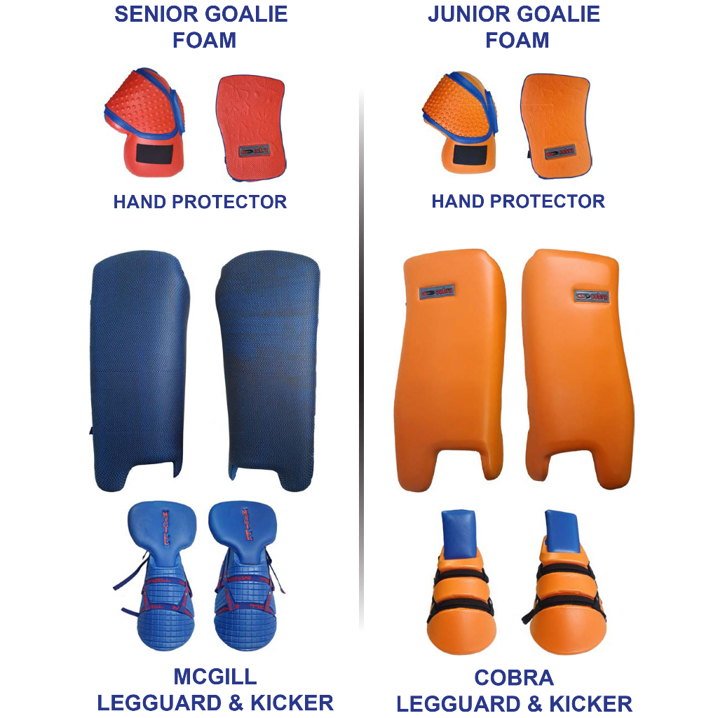 HOCKEY GOALKEEPER RANGE SENIOR JUNIOR GOALIE FOAM HAND PROTECTOR ...