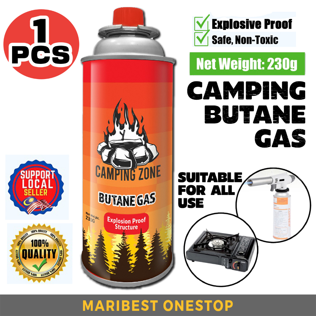 BUTANE GAS CARTRIDGE PORTABLE BUTANE GAS STOVE OUTDOOR CAMPING 230G ...