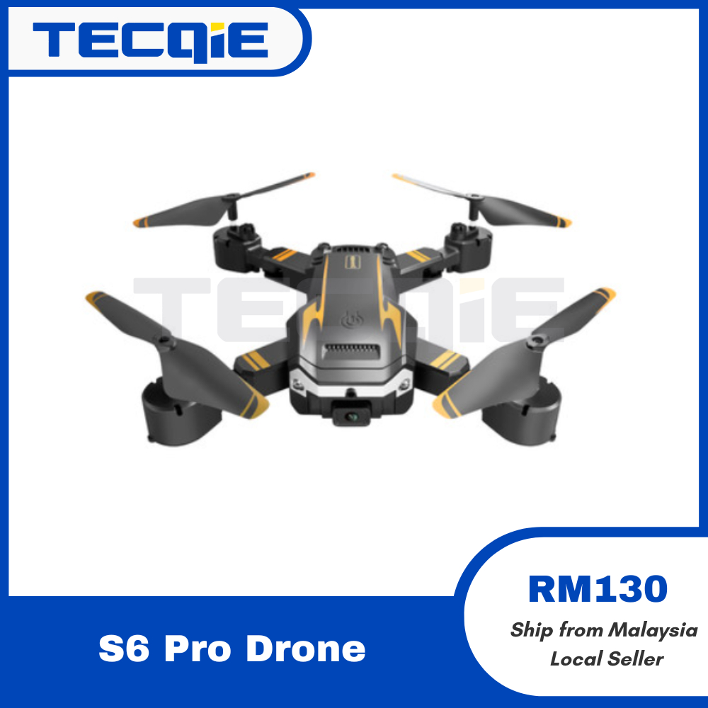 S6 Pro Drone 8K Dual HD FPV WIFI Selfie Drones Real-time Transmit RC ...