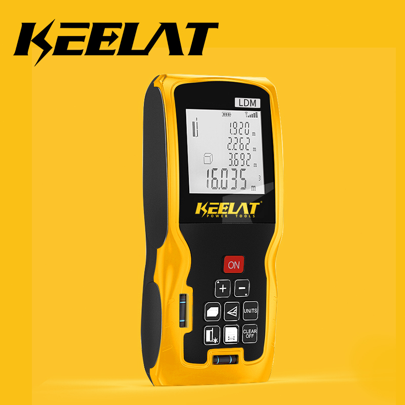 KEELAT Laser Rangefinder 100M LCD Laser Distance Ruler Range Finder Measurement Tool | Shopee ...