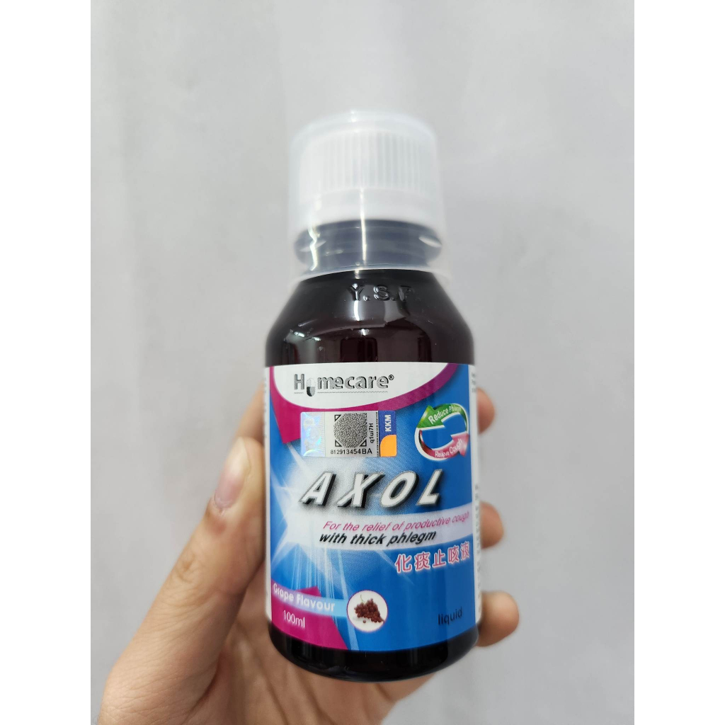 (1CARTON/50BOT) Homecare Axol Liquid Cough Syrup 100ml | Shopee Malaysia