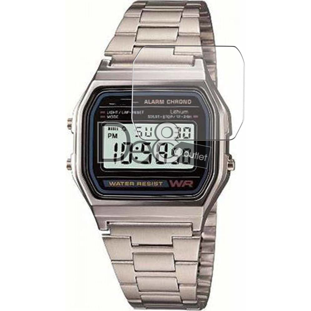 (BUKAN JAM) [2pcs] Casio-x A159 / A158WA Watch Screen Protector -(Not ...