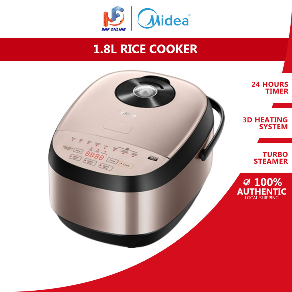 Midea Digital Rice Cooker (1.8L) MB-DR5011GL | Shopee Malaysia