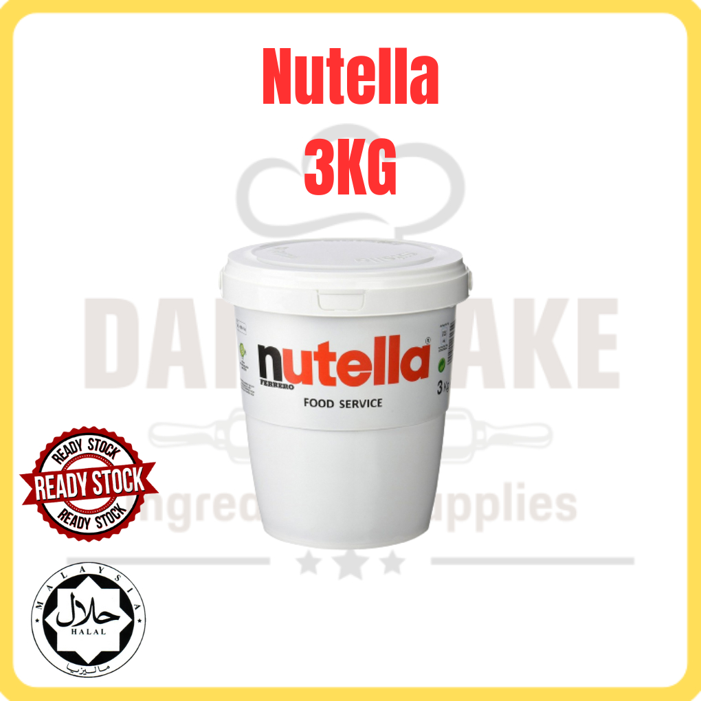 Nutella Hazelnut Chocolate Spread 3KG/Taburan Coklat Nutella Hazelnut ...