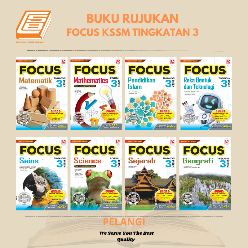 [SBCB] Buku Rujukan : Focus KSSM Tingkatan 3 (2023) | Shopee Malaysia