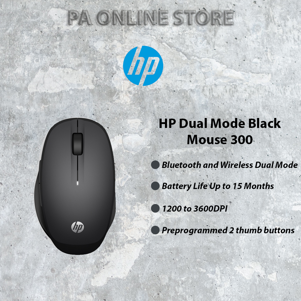HP DUAL MODE MOUSE 300 | Shopee Malaysia