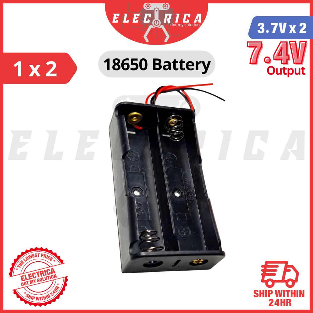 AA AAA 18650 Battery Holder only / DC Power Jack / Casing with On & Off ...