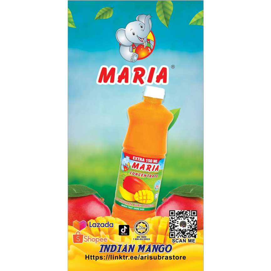 MARIA MANGO CONCENTRATE JUICE 1L | Shopee Malaysia