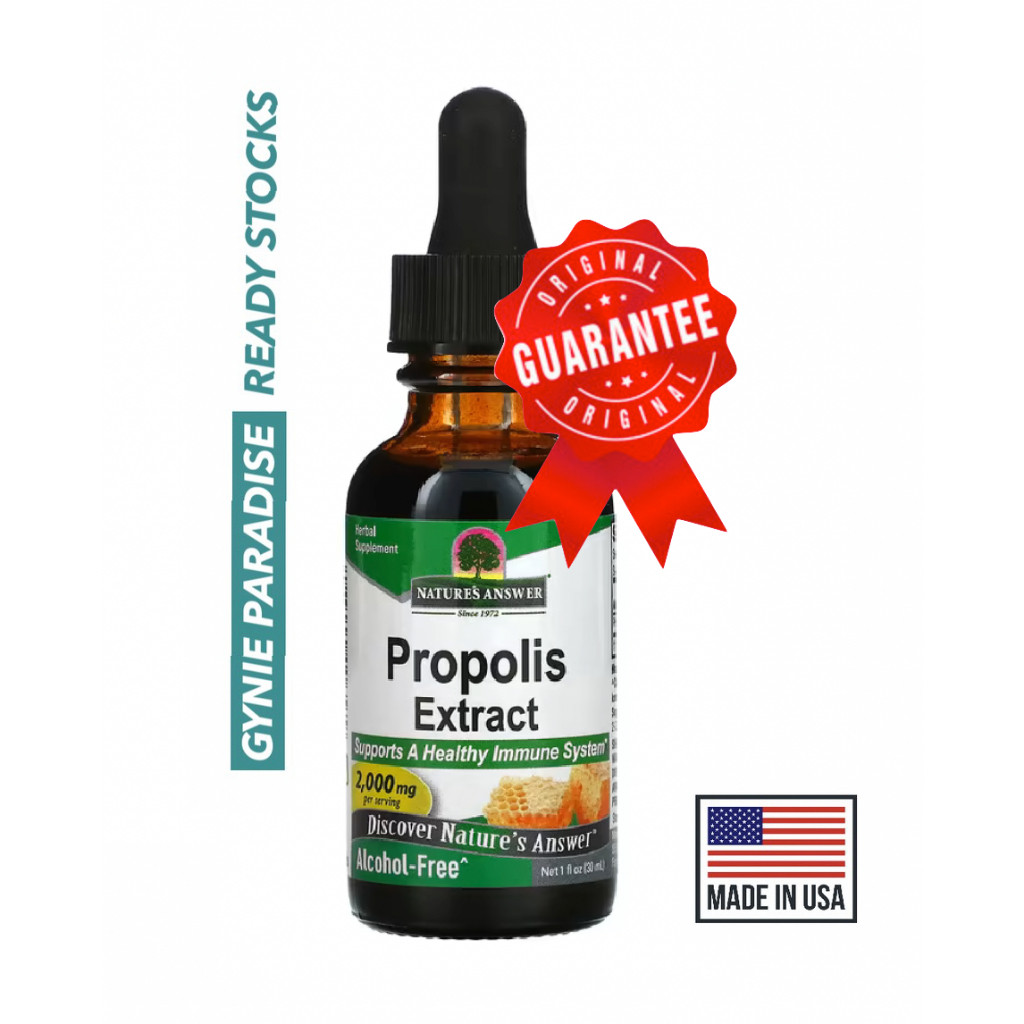 Ready Stocks, Nature's Answer, Propolis Extract, Alcohol-Free, 2,000 mg ...