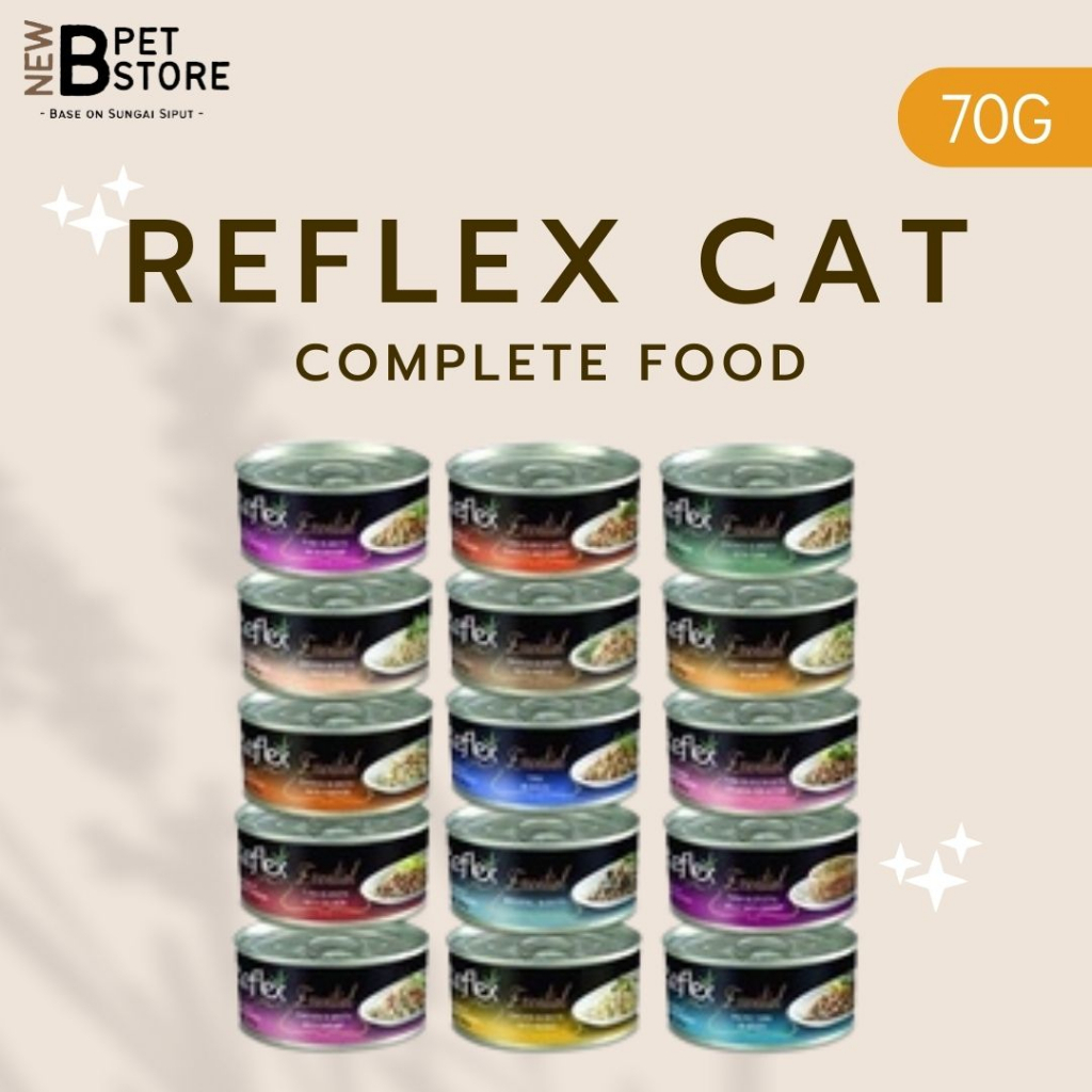 REFLEX PLUS ESSENTIAL CAT CANNED FOOD (70G) FOR CATS AND KITTEN NEWB ...