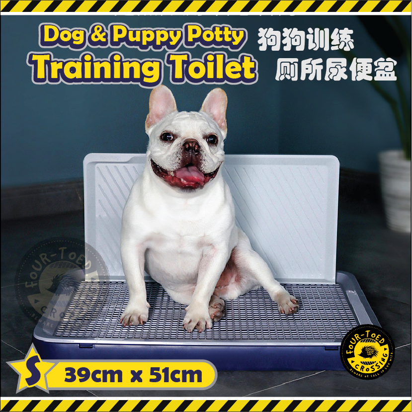 【Premium S】Dog & Puppy Potty Training Toilet【Wall or Pillar】Pet Urine ...