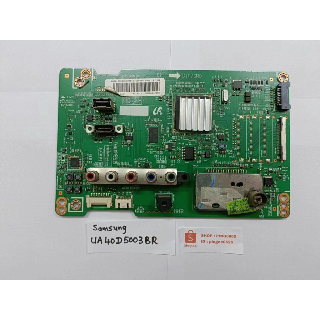 SAMSUNG LED TV UA40D5003BR 40D5003 Power Board BN44-00473A Main Board ...