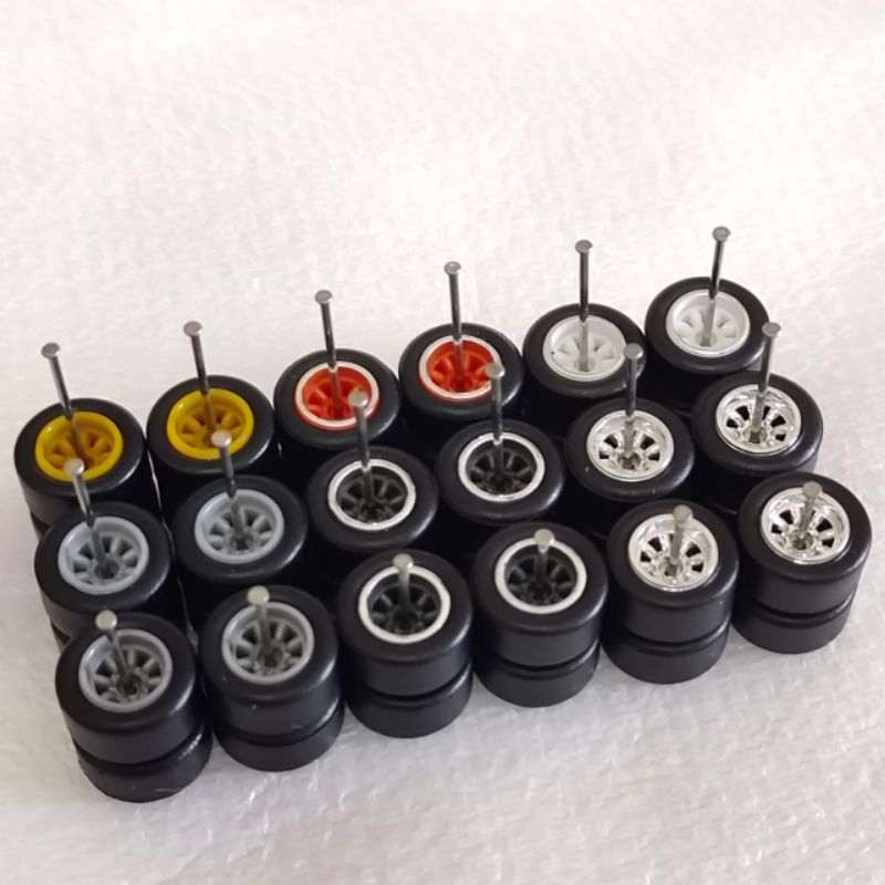 Rubber Wheels 1/64 Watana Banana Design 10mm Hot Wheels Matchbox ...