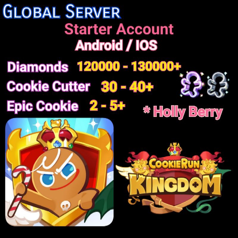 Cookie Run Kingdom Global Starter Account | Shopee Malaysia