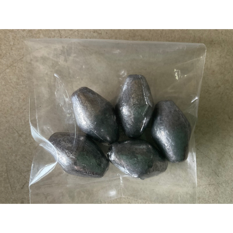 (Value pack) Batu timah Ladung pancing/ fishing lead sinker OB pakej ...