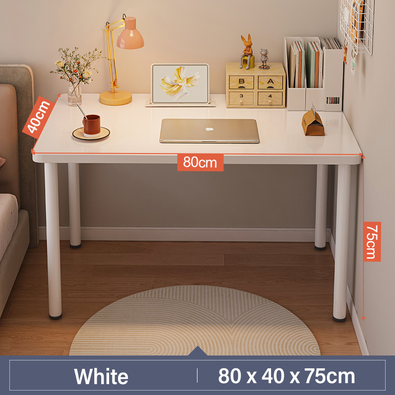 DO White Study Table Office Computer Table Workstation Writing Desk ...