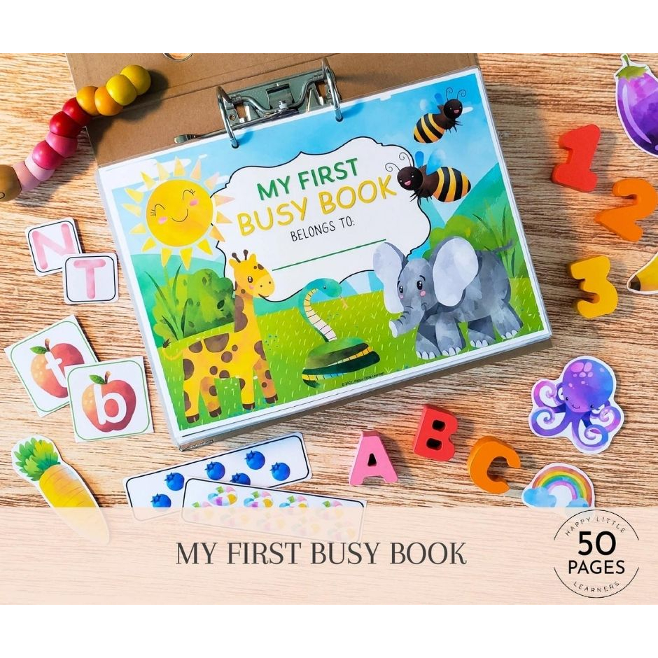 A263 – [PDF] My First Busy Book 50 pages | Shopee Malaysia