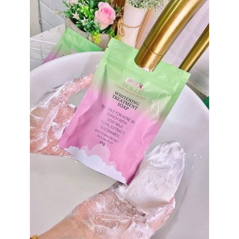 PINKANDBELLE WHITENING TREATMENT SOAP ( SABUN PINK RAYA EDITION ) CLEAR ...