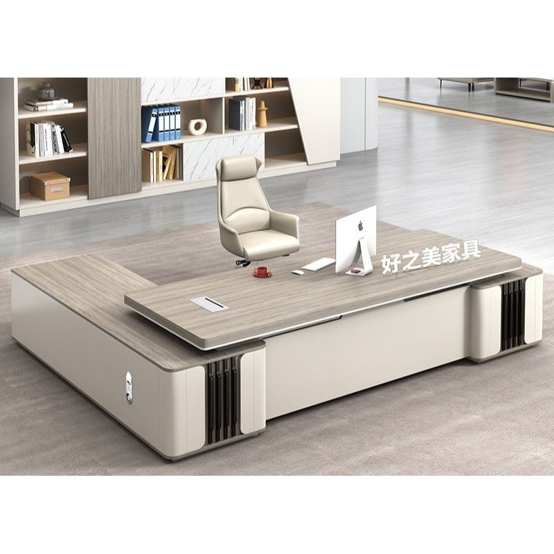 Office furniture combination boss desk simple modern executive desk ...