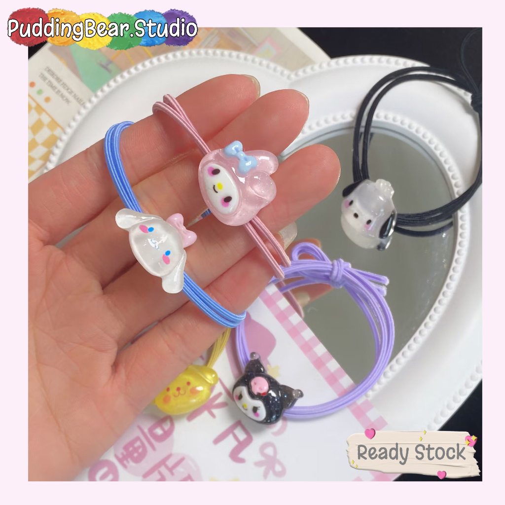 1Pcs Sanrio Kuromi/Melody/Pochacco/Cinnamoroll Cartoon Characters Hair ...