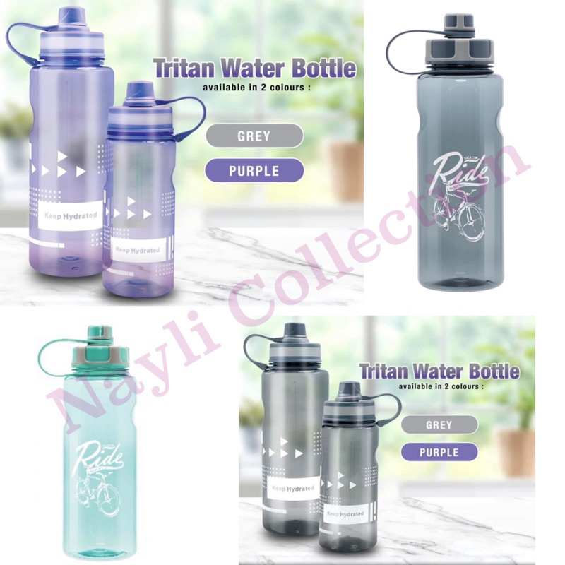 Tritan 1.5L & 800ml Water Bottle Cosway Botol Air Sport Office | Shopee ...