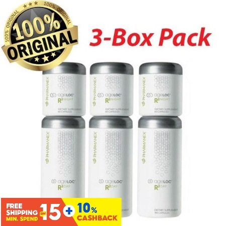(3 BOXES) New Nuskin Nu Skin Pharmanex Ageloc R2 Pack - Ready Stock 100 ...