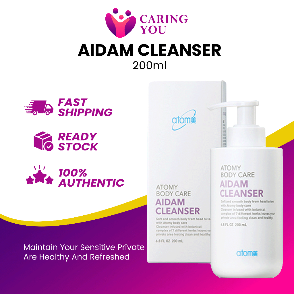 Atomy Aidam Cleanser艾多美爱丹200ml Women Health Herbs Feminine Wash 私密處清潔液 ...