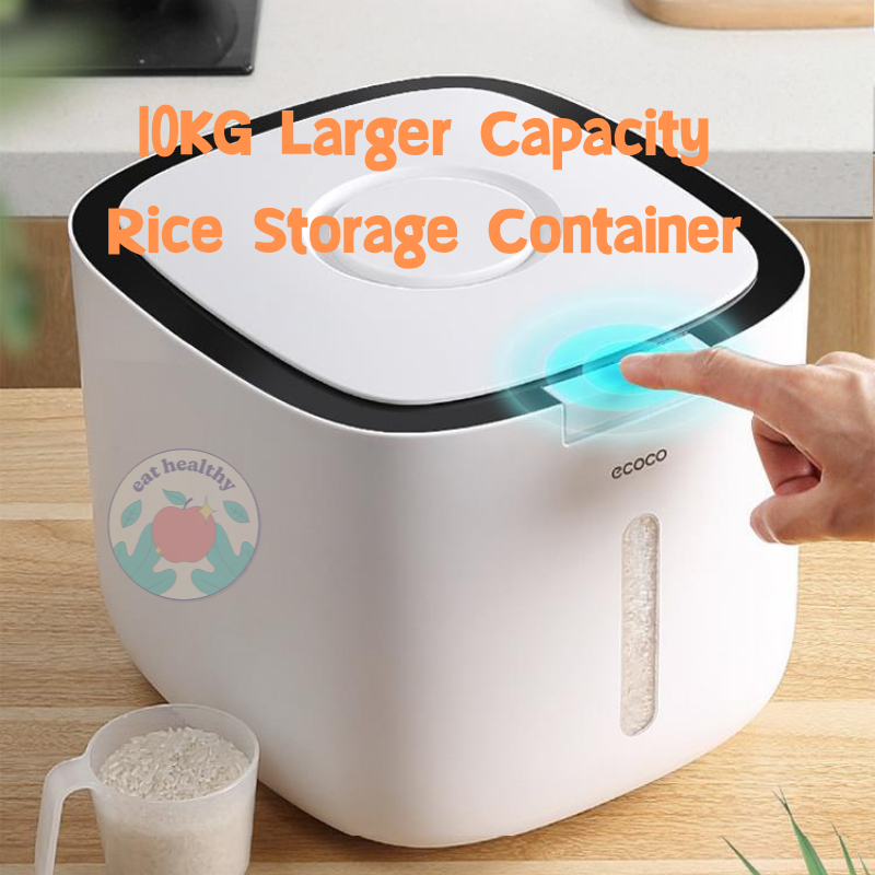 10KG Rice Storage Container Grains Bucket Insect Moisture Proof Sealed ...