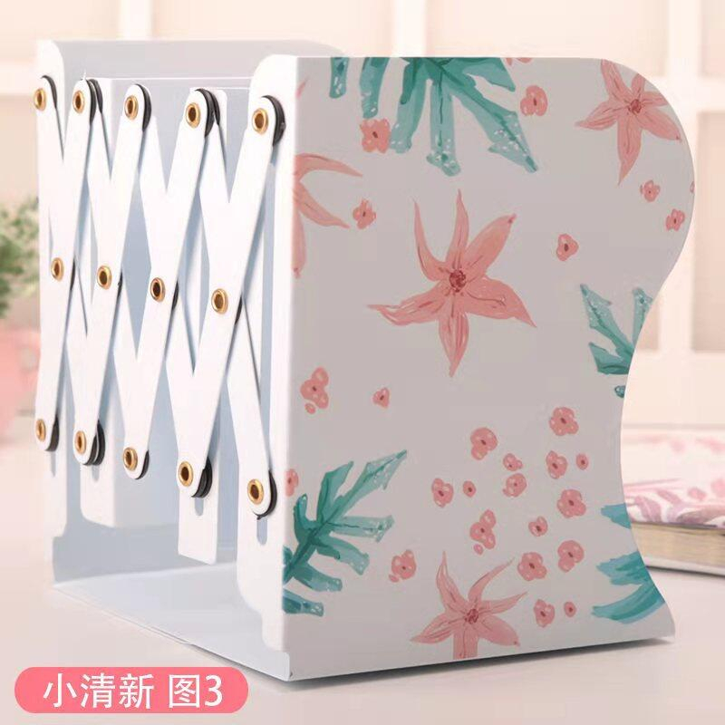 Book Stand Expandable Stainless Steel Book Holder Adjustable Bookshelf ...