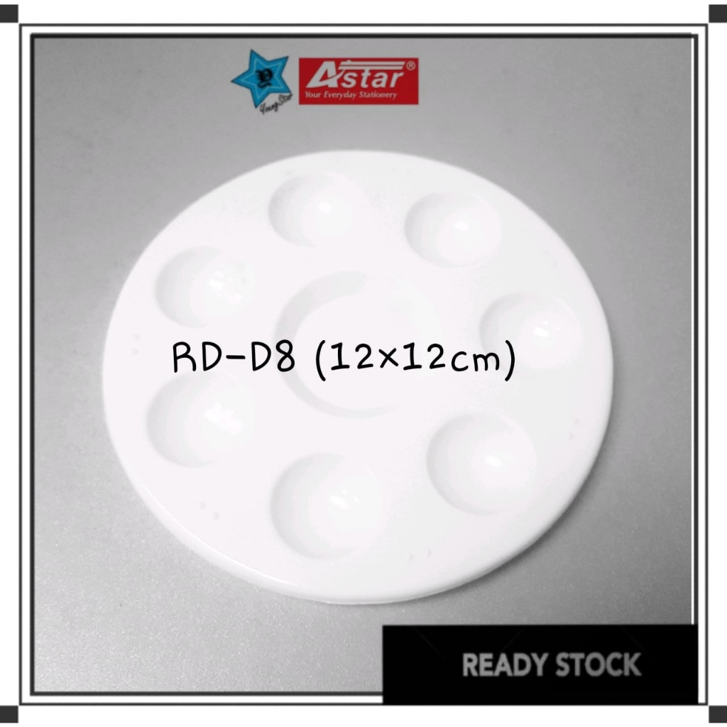Astar White Round Colour Plate ( RD-D8 12 x 12CM ) | Shopee Malaysia