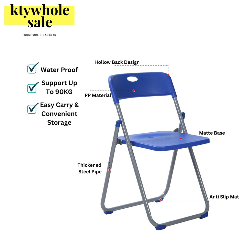 Foldable Chair Simple Visitor Chair Study Chair Foldable Chair study ...