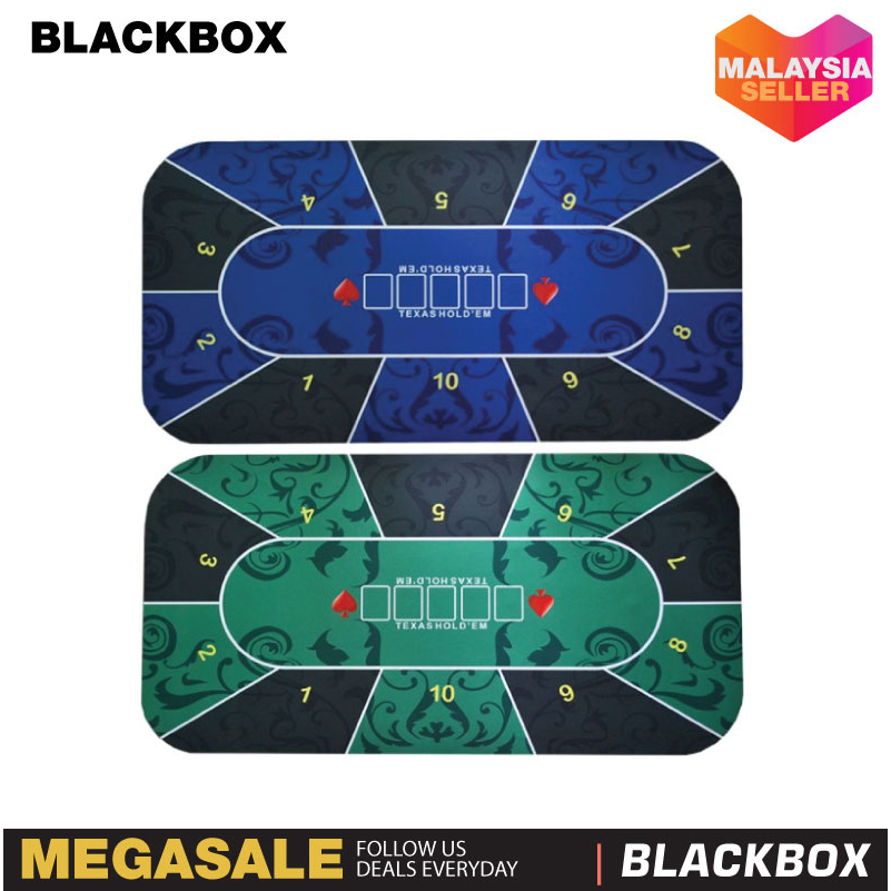 [FREE BAG] Casino Poker Table Mat Texas Holdem Mat Poker Mat Game ...