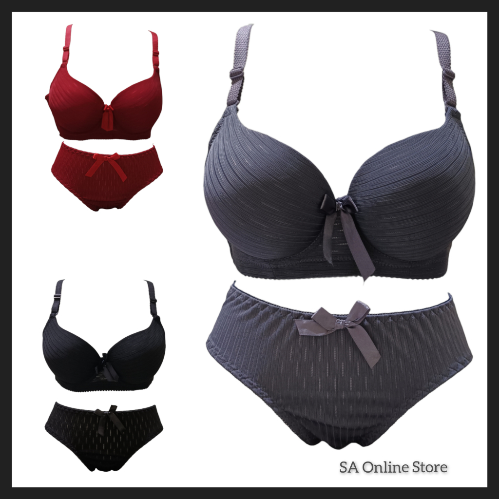Bras Ladies With Panties Set 729 Underwear With Wired Size 36-42 Cup B ...
