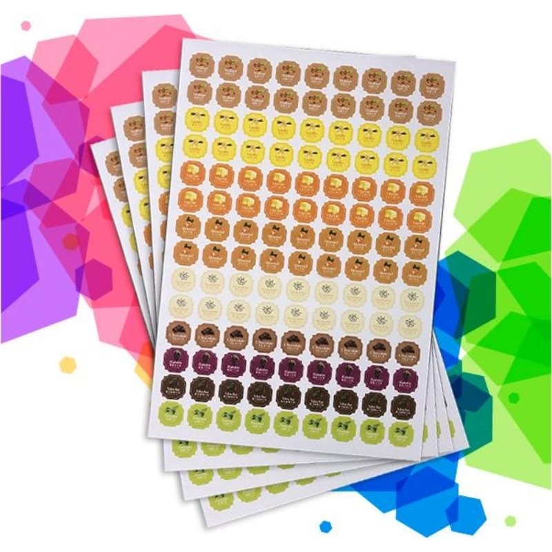 White PP sticker (Synthetics) Matte / Glossy | Shopee Malaysia