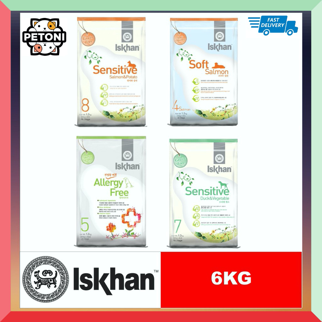 ISKHAN KOREA DOG FOOD 6KG EXPIRED DATE MAY 2025 | Shopee Malaysia