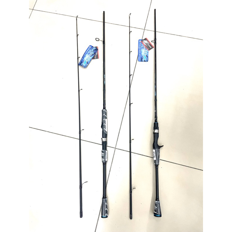 PIONEER AZURE spinning/bc rod SPINNING/BAITCASTING FISHING ROD | Shopee ...