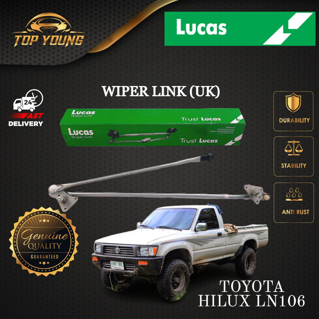 LUCAS TOYOTA HILUX LN106 WATER WIPER LINK **UK BRAND** IMPORTED ...