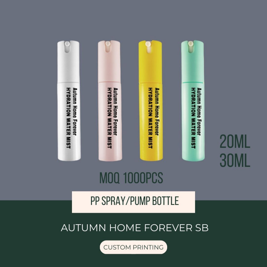 Custom Pump Bottle 20ml and 30ml, Logo Printing and Plastics Airless ...
