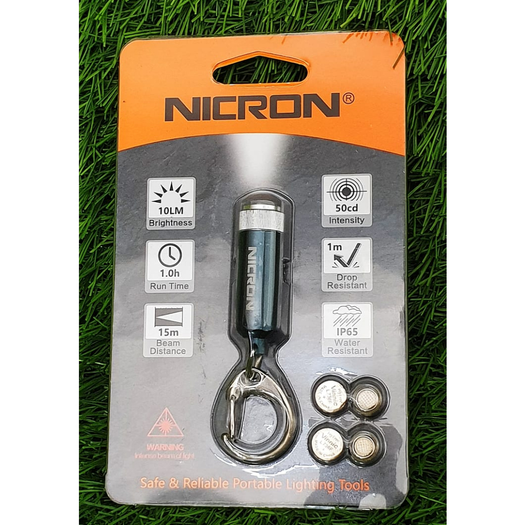 NICRON N1.1 0.25W MICRO KEYCHAIN FLASHLIGHT | Shopee Malaysia