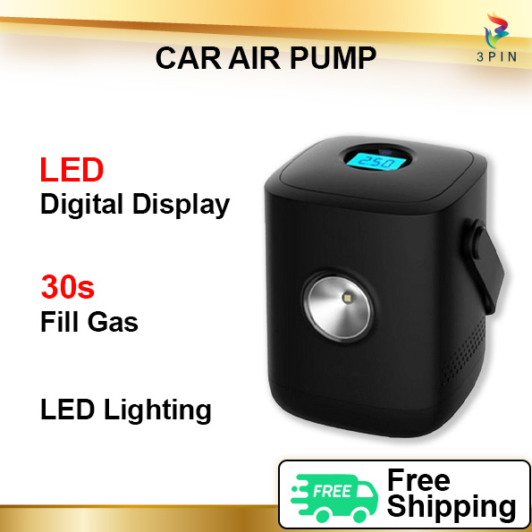 Pinder Car Air Compressor Tire Inflatable Wireless Tyre Car Air Pump ...