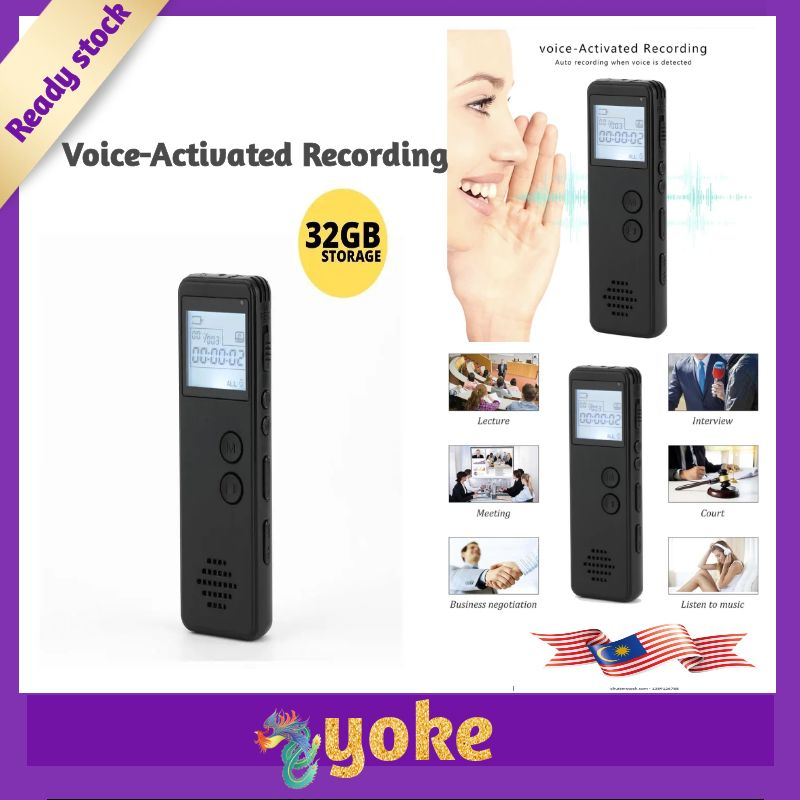 Proocam T-65 Professional Voice Recorder Dictaphone Audio Recording ...
